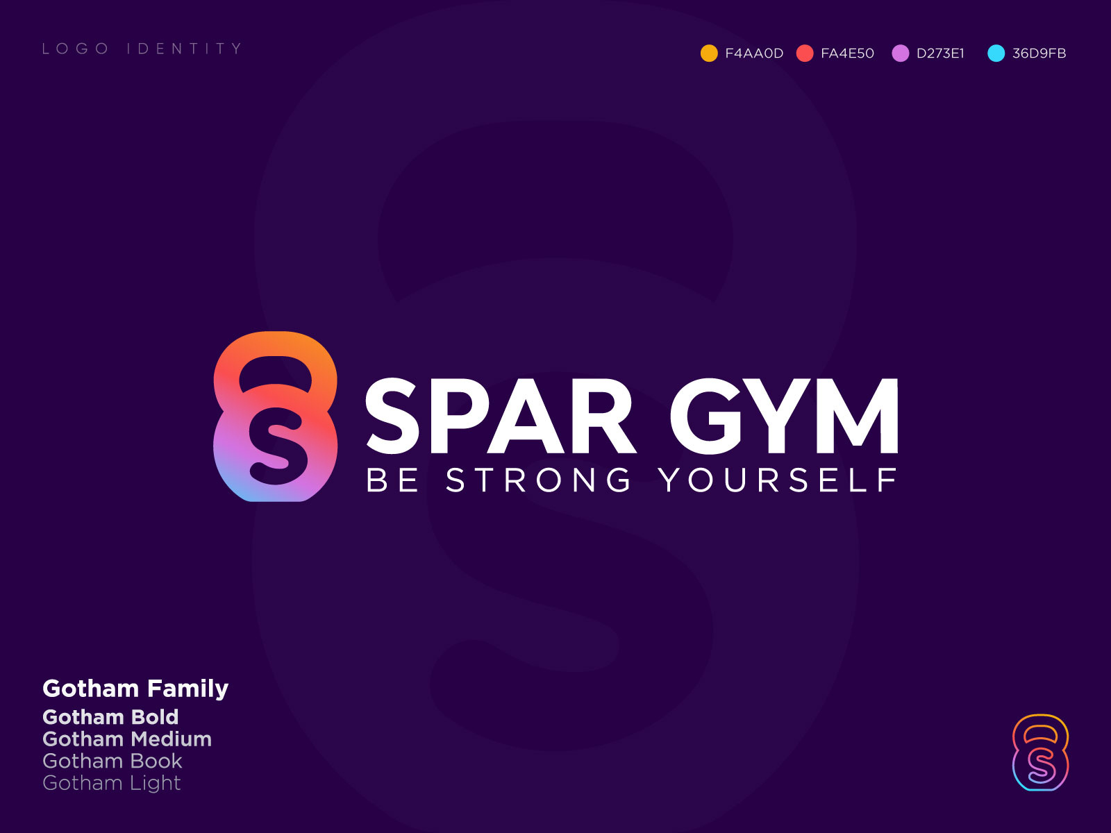 Spar Gym - Gym Logo - Fitness Logo by Motaleb Hossain on Dribbble