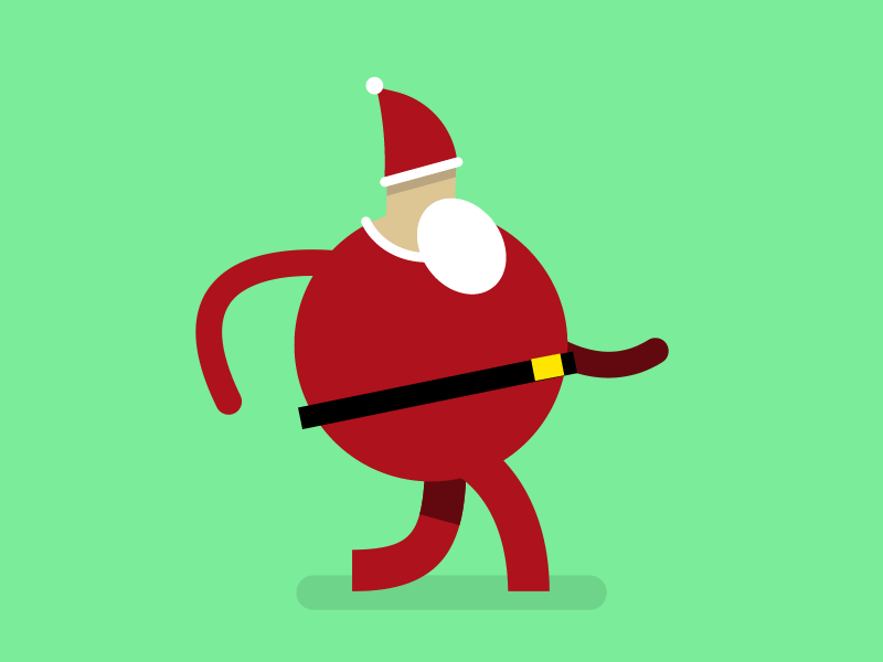 Santa by Justin Jones on Dribbble