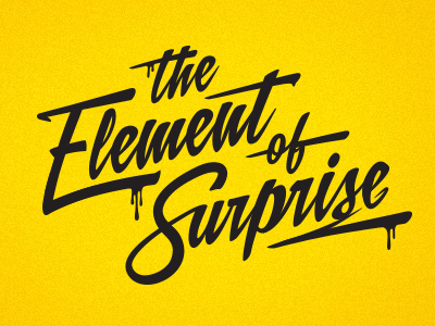Element of Surprise by SixAbove on Dribbble