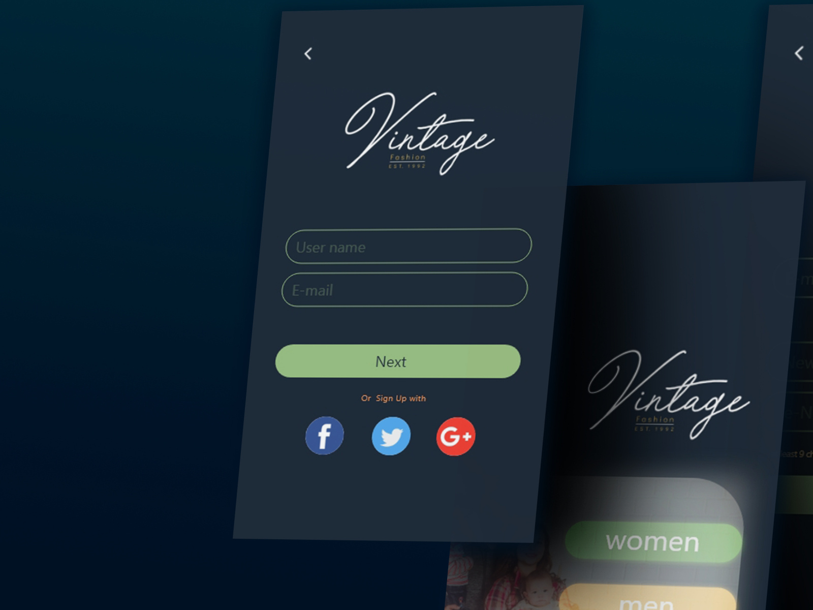 ui design for store fashion by Basma on Dribbble