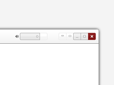 Burrow UI: window navigation, volume slider by Łukasz Krysiewicz on ...