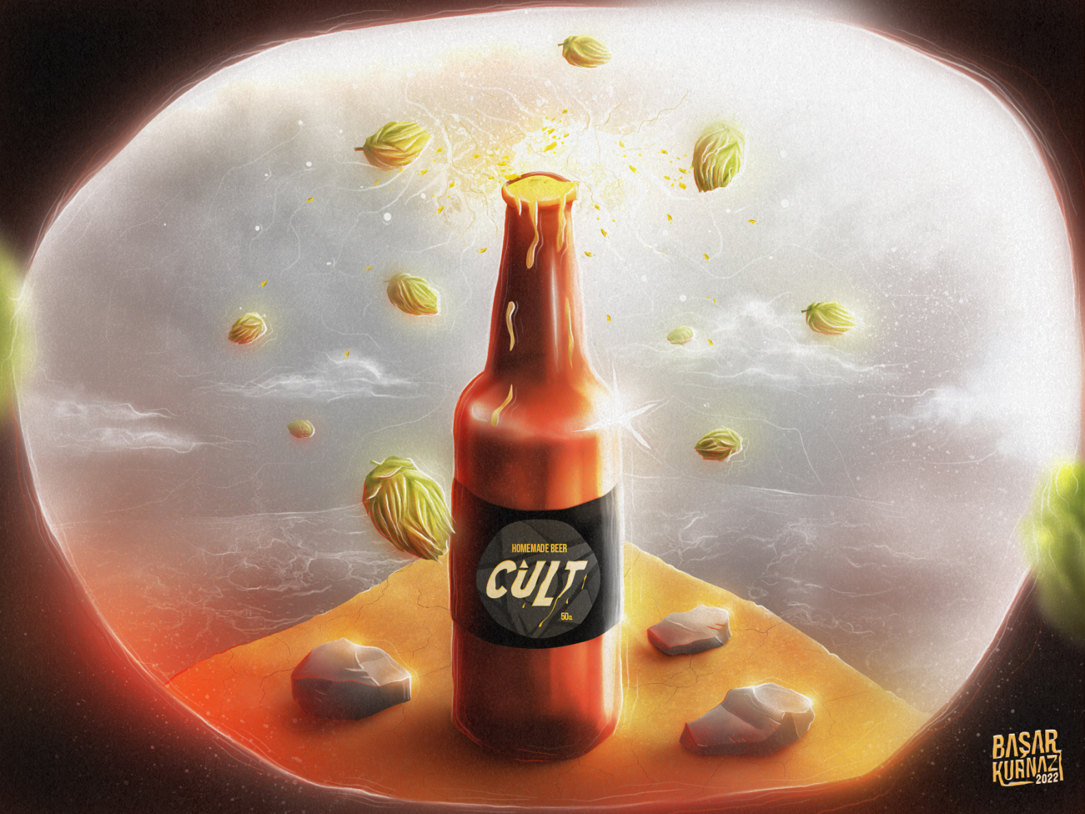 Beer Ingredients by Başar Kurnaz on Dribbble