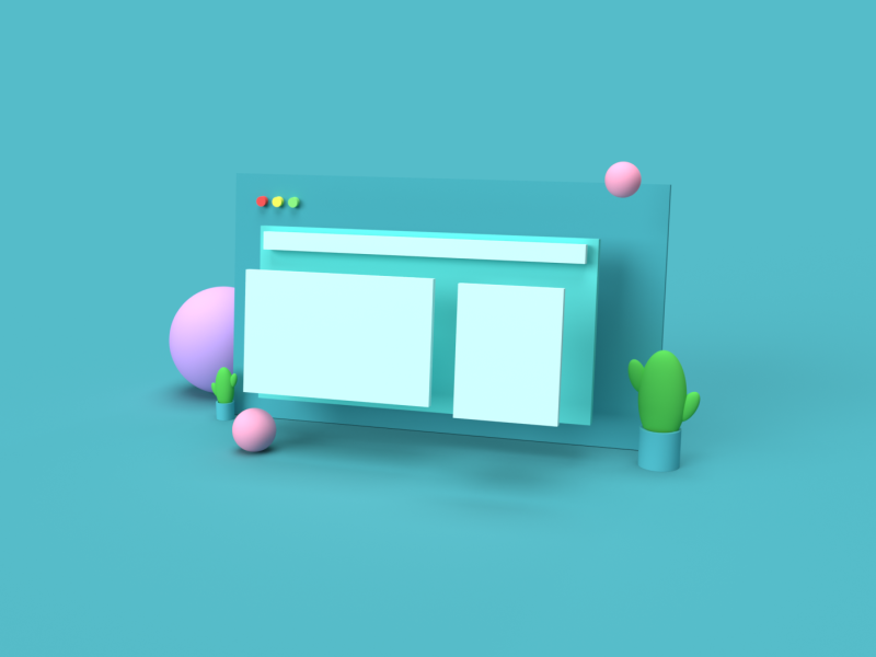 Web Browser Illustration by Nechi Maffei on Dribbble