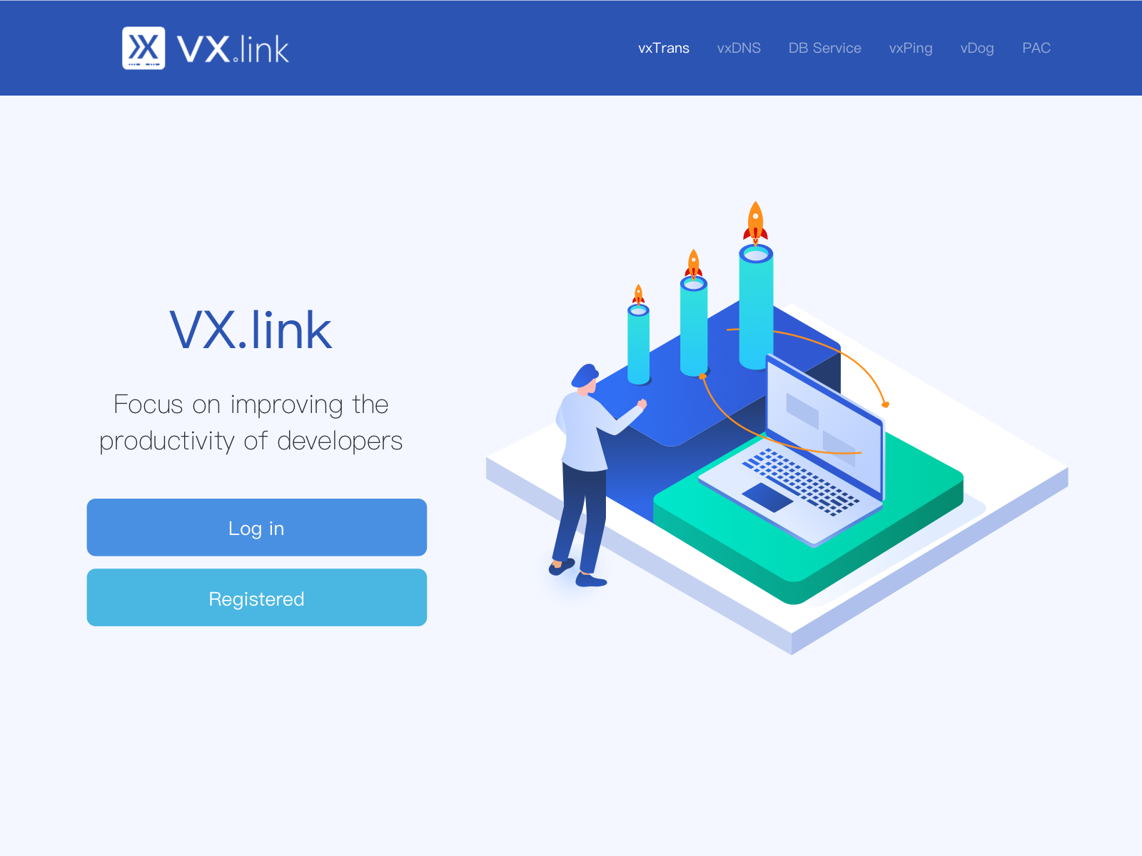 VX.Link by melshow on Dribbble