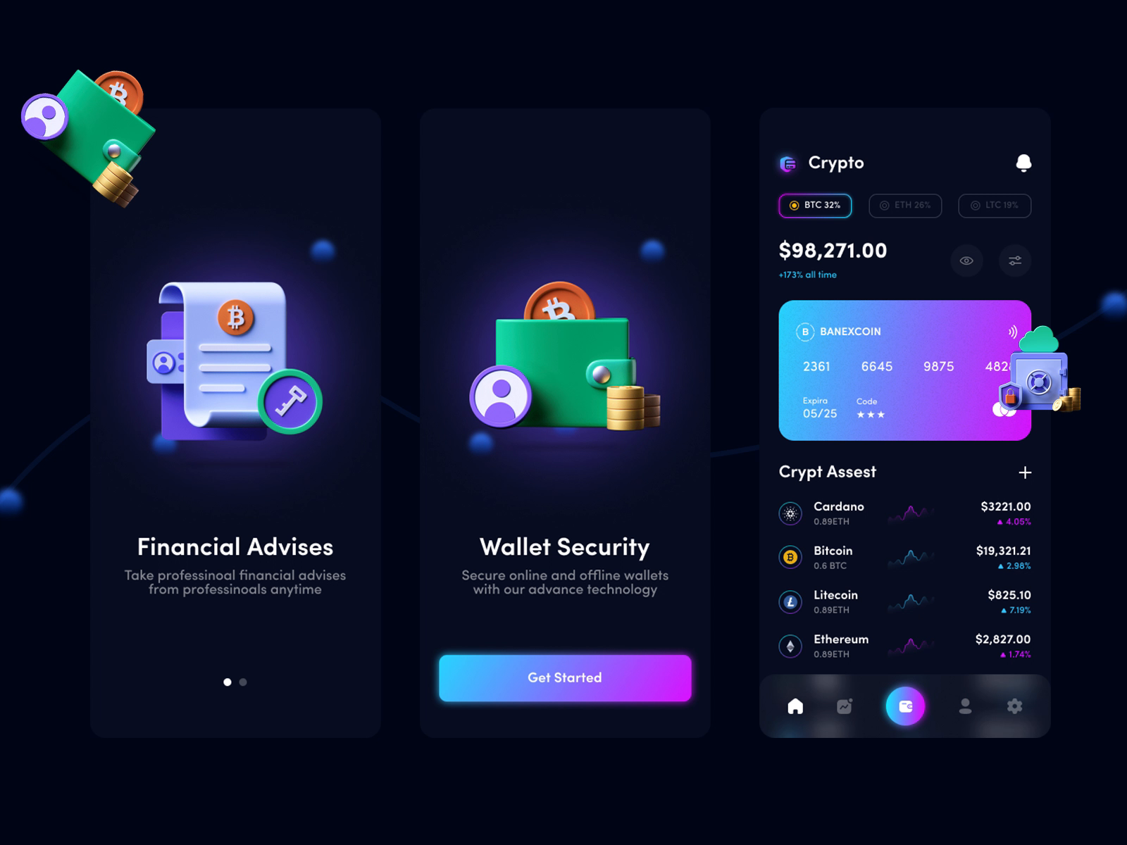 Fabulous👌 UI Designs for Terrific 💲 Cryptocurrency Platform by ...