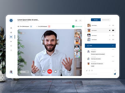 Perfect👌 Online Video Calling App📱 UI Designs by Indylogix UI/UX for ...