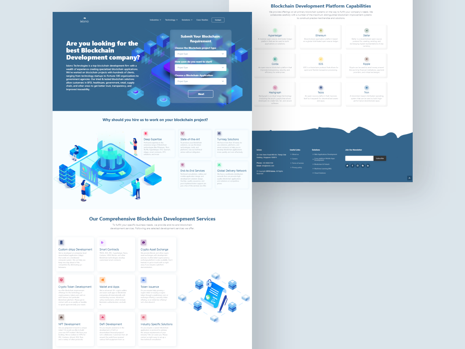 Blockchain Ui/Ux Web Design by LingeshChary on Dribbble