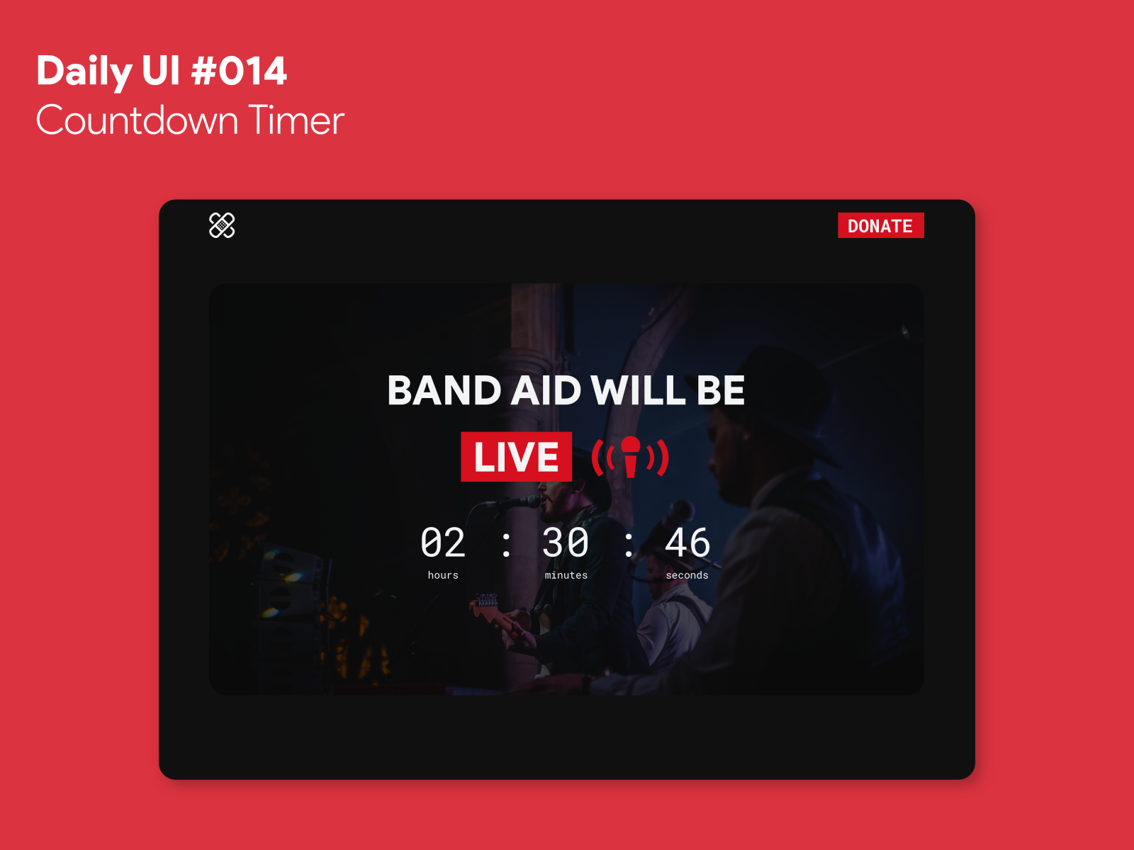 Daily UI #014 - Countdown Timer by Joshua Holmes on Dribbble
