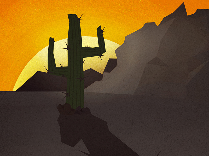 Hug The Cactus(Update) by Jason Watson on Dribbble