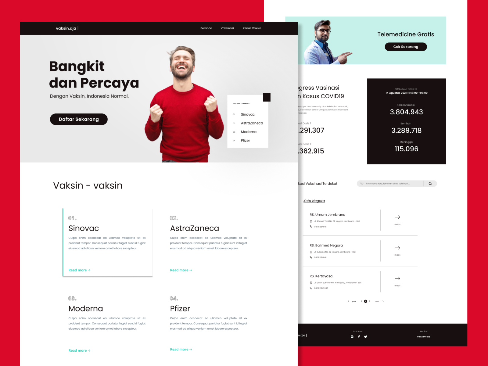 #Exploration - Landing Page by Baraas Ahmad on Dribbble