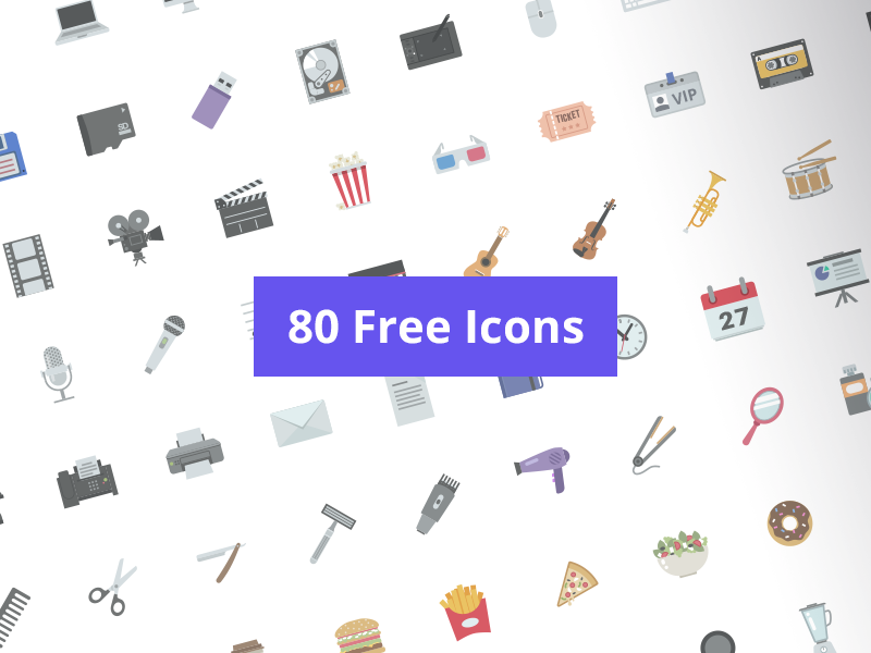 80 Free Icons by Corneliu Copacean on Dribbble