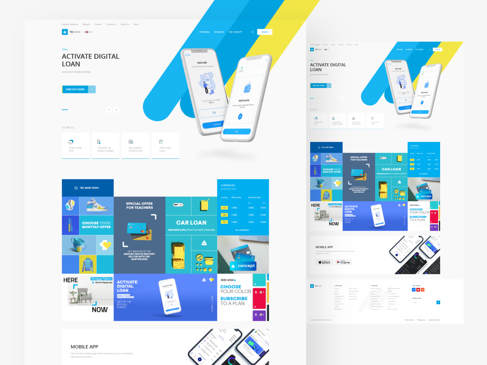 TBC Bank - Redesign Concept by Irakli Rekhviashvili on Dribbble