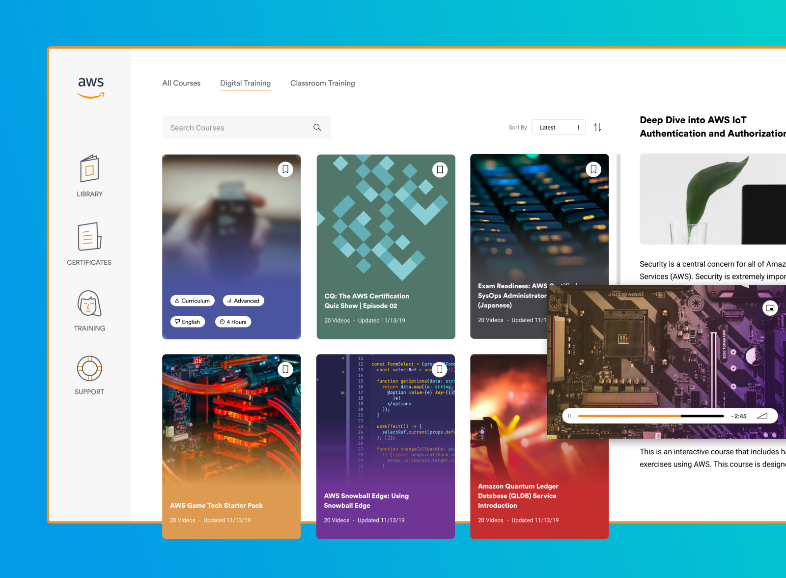 AWS Desktop Application Concept by Parker Hutchinson on Dribbble