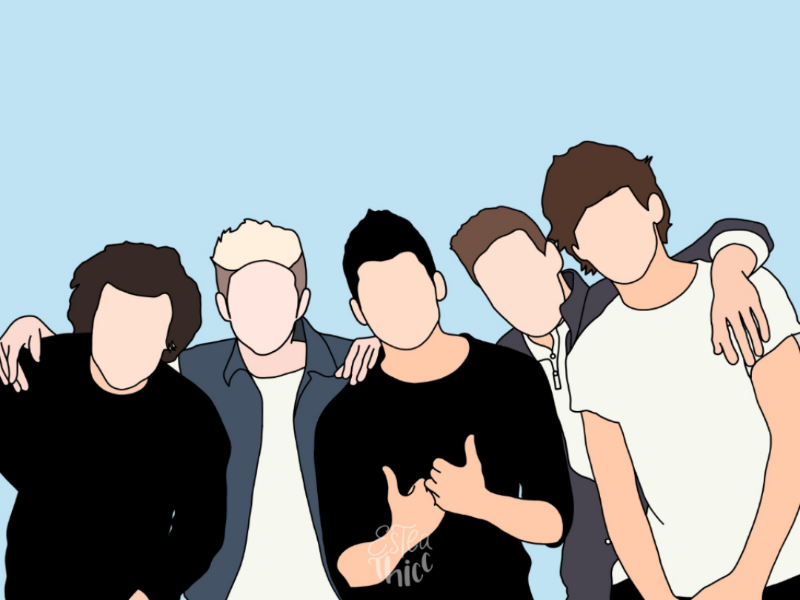 A Portrait of One Direction by Yuana Maura S on Dribbble