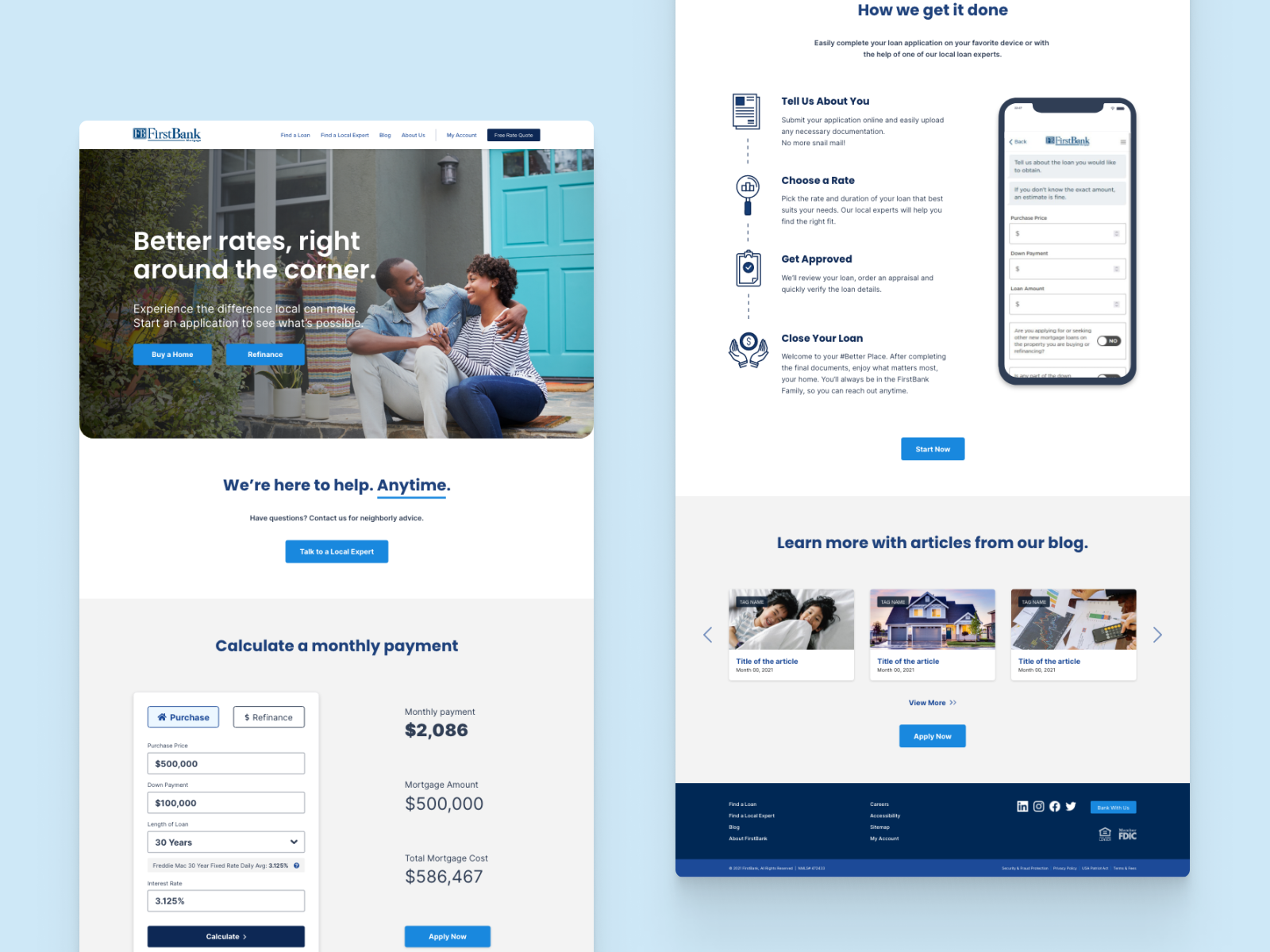 FirstBank Project by Shaun Tan on Dribbble