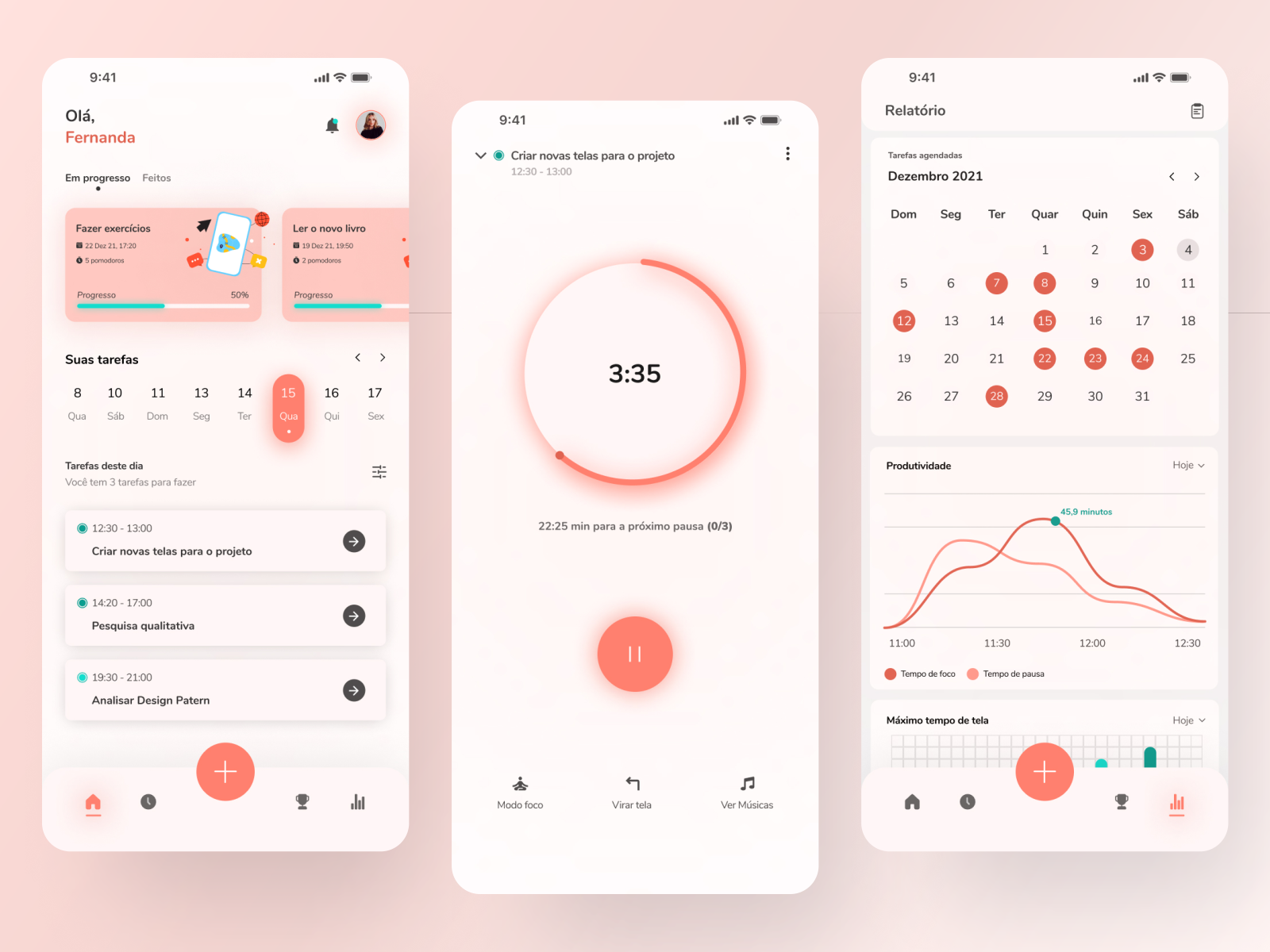 Focus App by Victor Hugo Garcia on Dribbble
