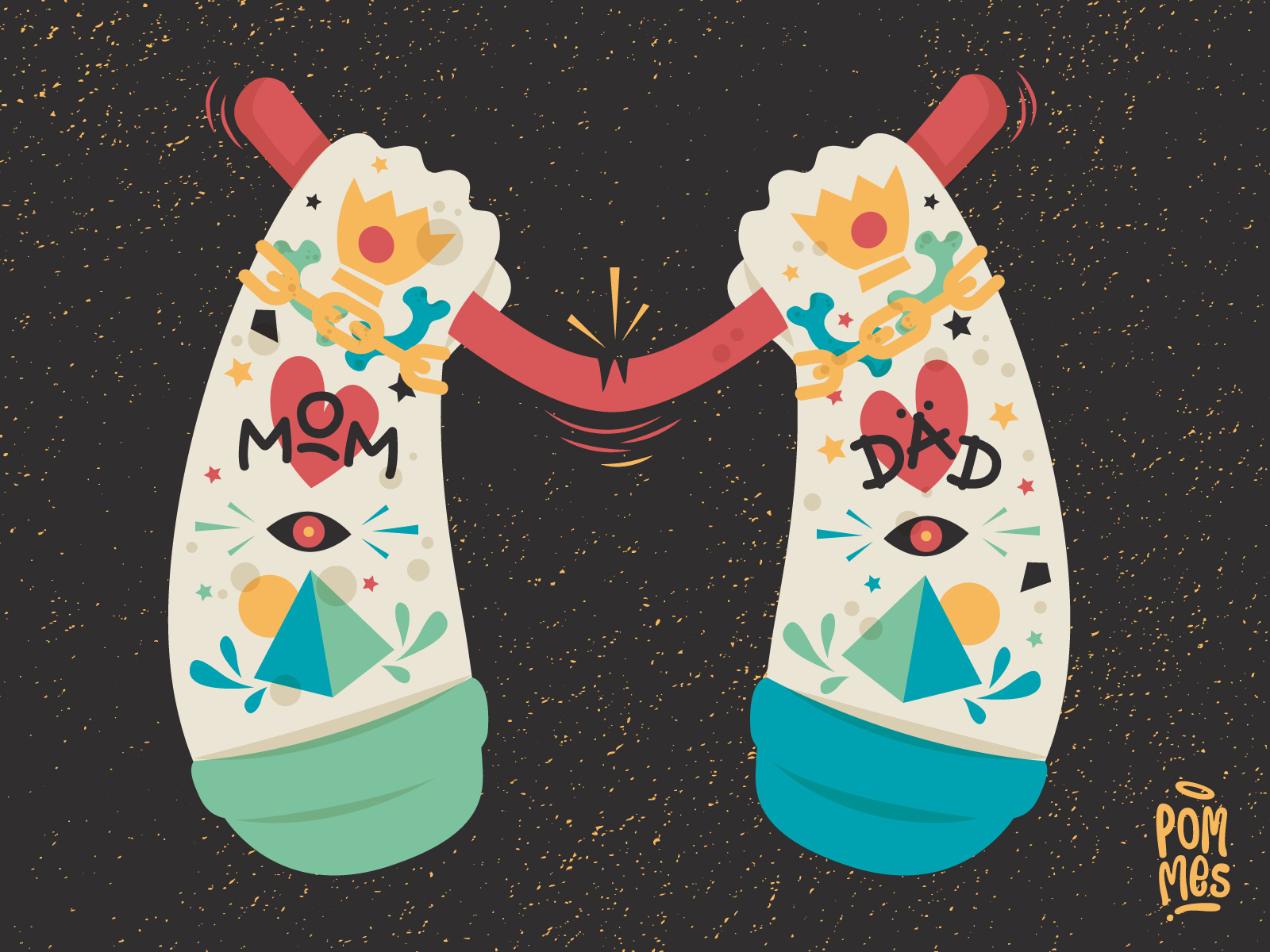 THE HANDSOME TYPE - M by Pommes on Dribbble