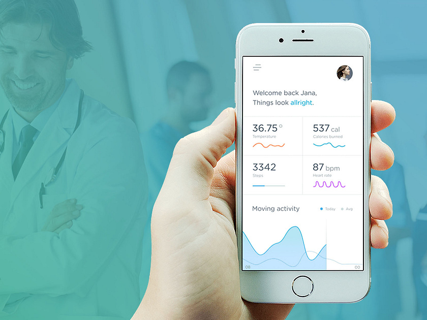 healthapp by Anoop Raman on Dribbble