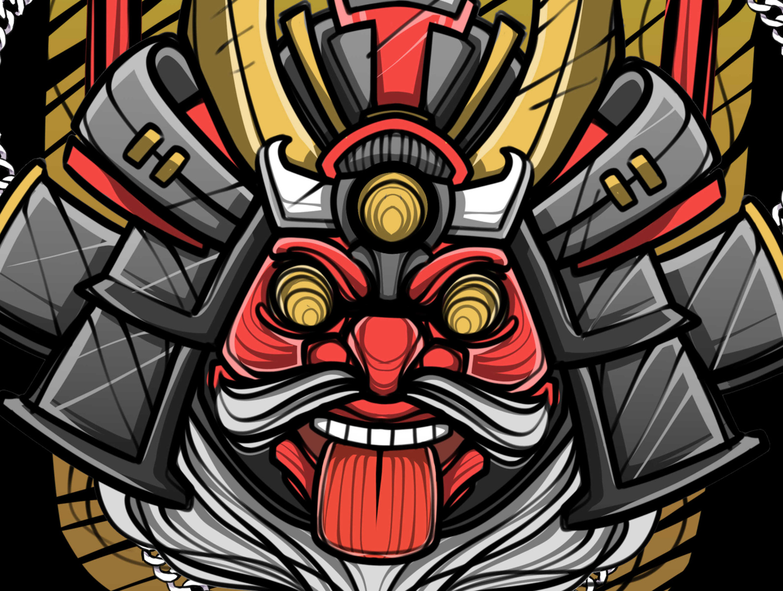 SAMURAI | Detail illustration by azemote on Dribbble