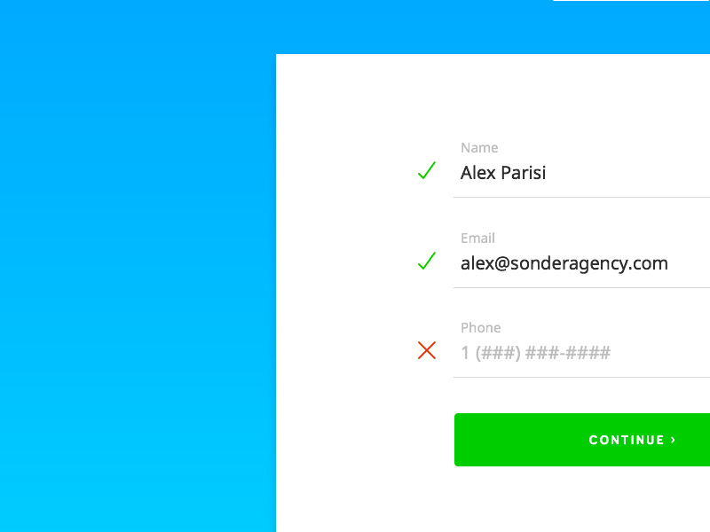 Dribbble - form.jpg by Alex Parisi