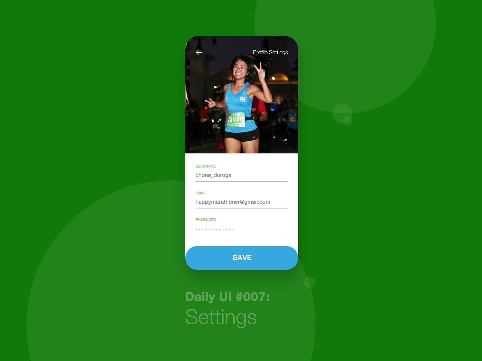 Daily UI #007: Settings by Chona Duroga on Dribbble