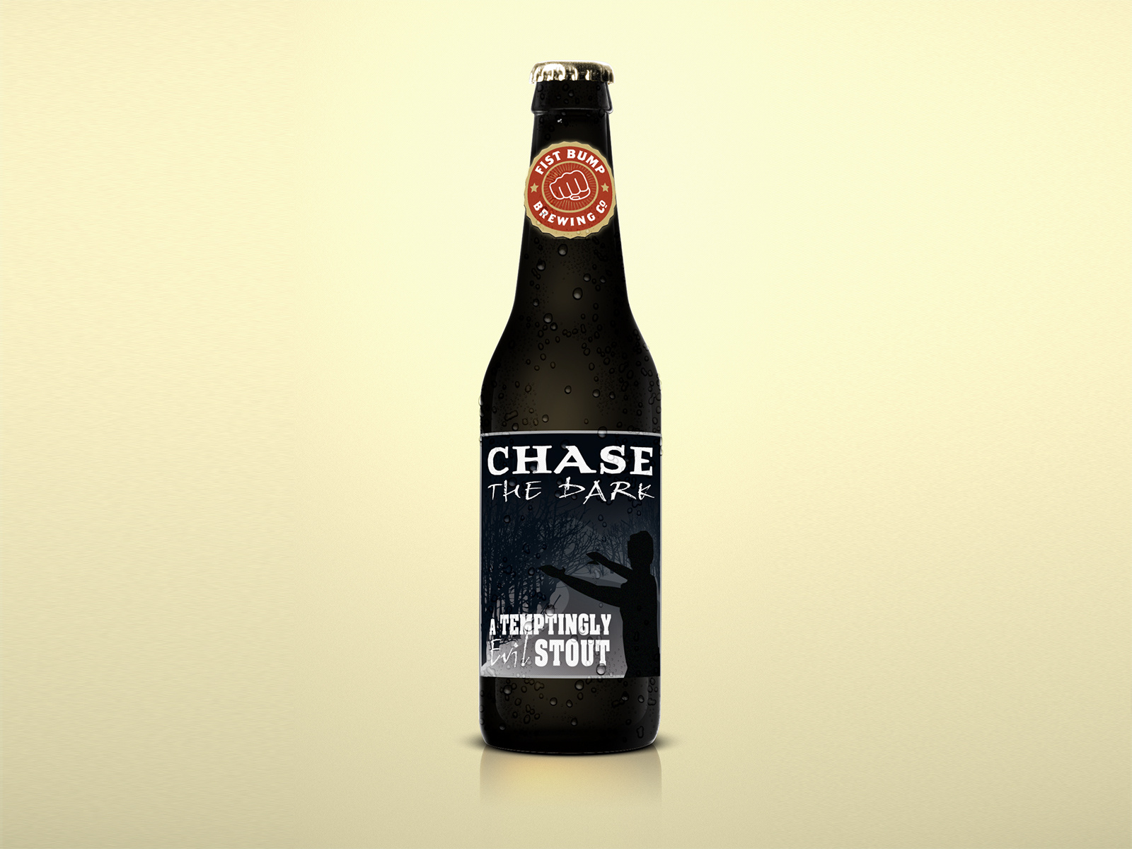 Chase The Dark Beer Label by Alex Sozansky on Dribbble