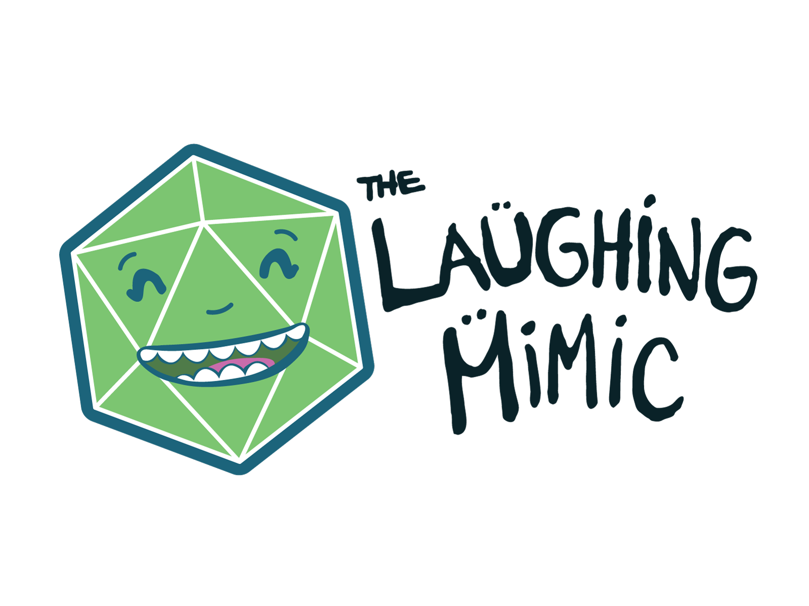 Dribbble - laughing-mimic-logo-on-sq.png by Mandy Bee