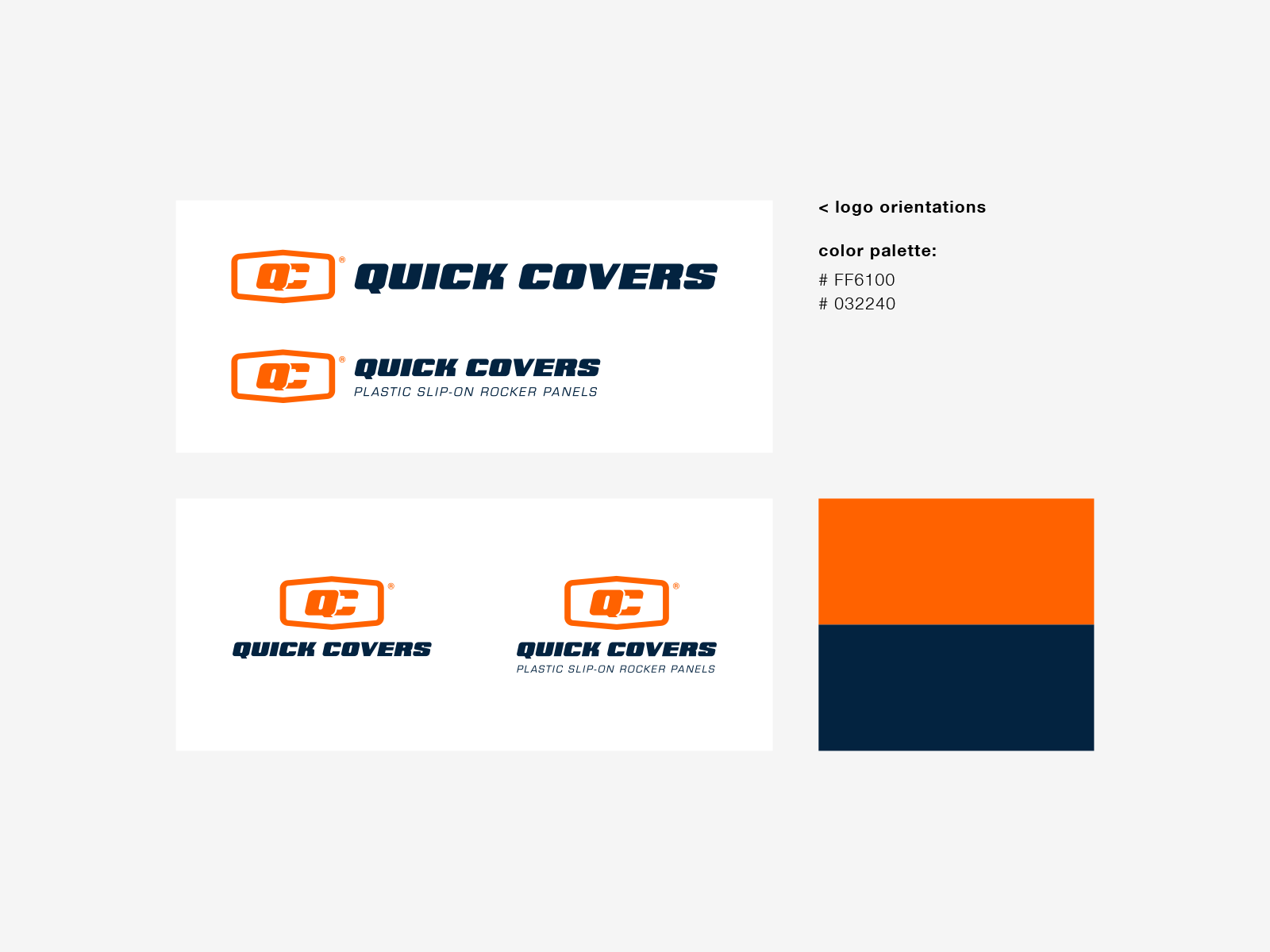 Quick Covers - identity by l.s. shaffer on Dribbble