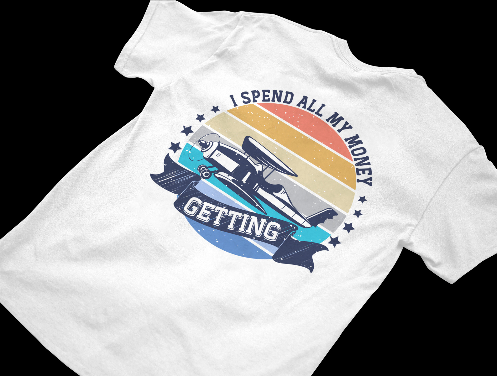 Airplane T-Shirt Design | Pilot T-Shirt Design | Plane Tee by Mousumi ...