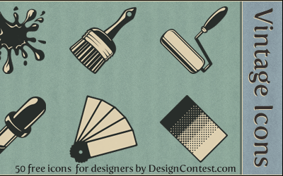 Free Vintage Icons by BanzaiTokyo on Dribbble