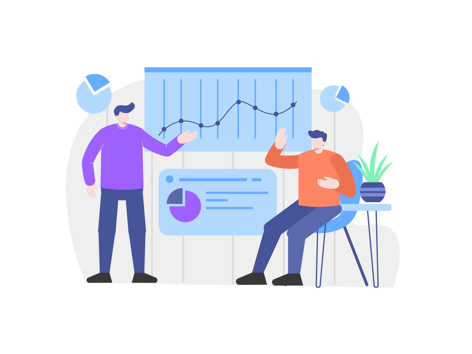 Chart by Giri Craft on Dribbble