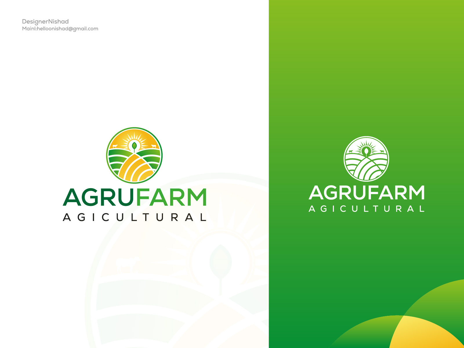 Agricultura Logo Design by Designer Nishad | Logo Designer on Dribbble