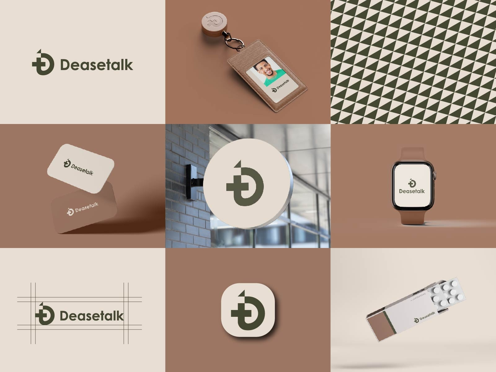 Dribbble - dease talk-01.jpg by Designer Nishad | Logo Designer