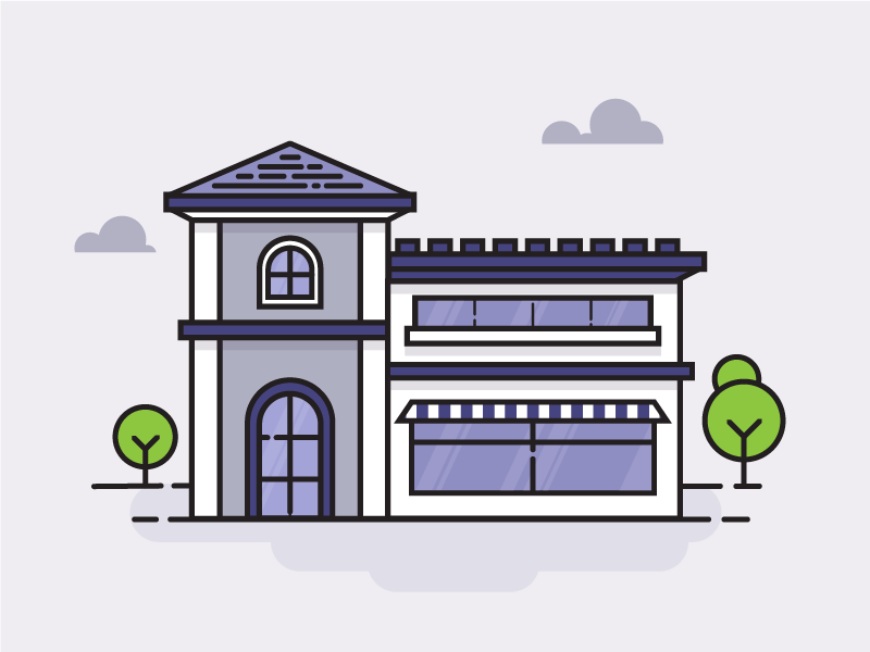 Vector Building 04 by Joseph Jr on Dribbble