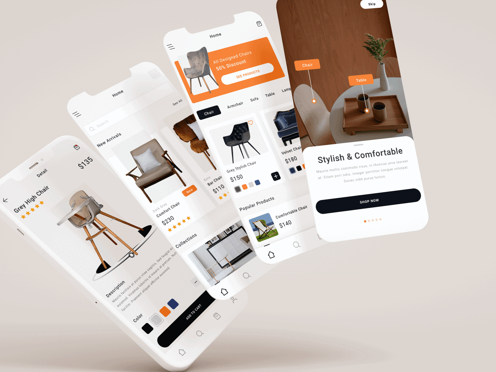 Mobile app UI UX design or landing page design by Azmain Rahman on Dribbble