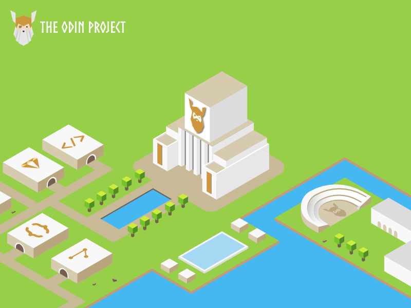The Odin Project: Isometric illustration by Ada Chiu on Dribbble