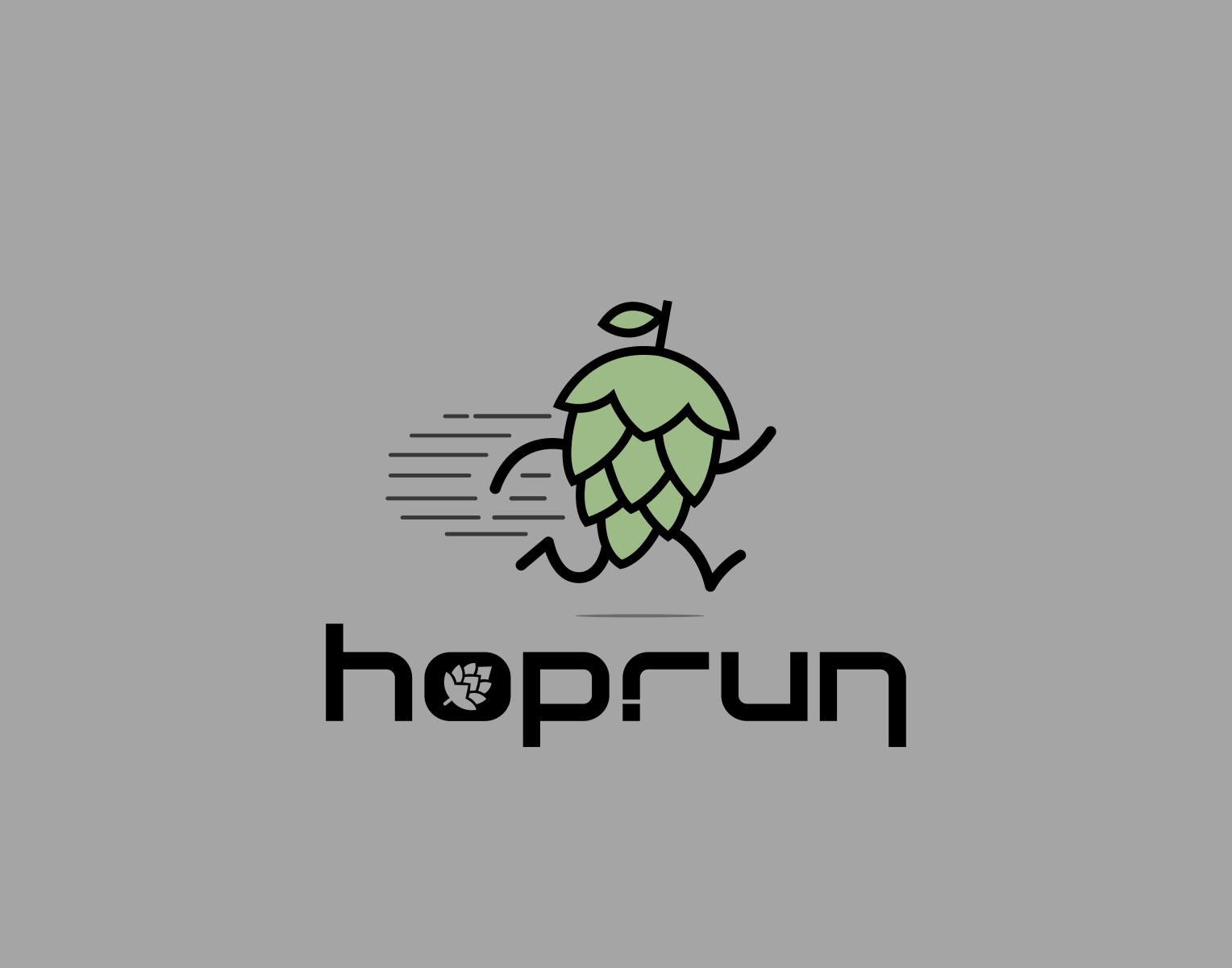 Running Hop Logo by Furqan on Dribbble