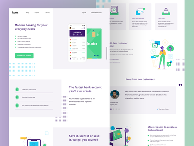 Kuda bank redesign by Lenny Johnson on Dribbble