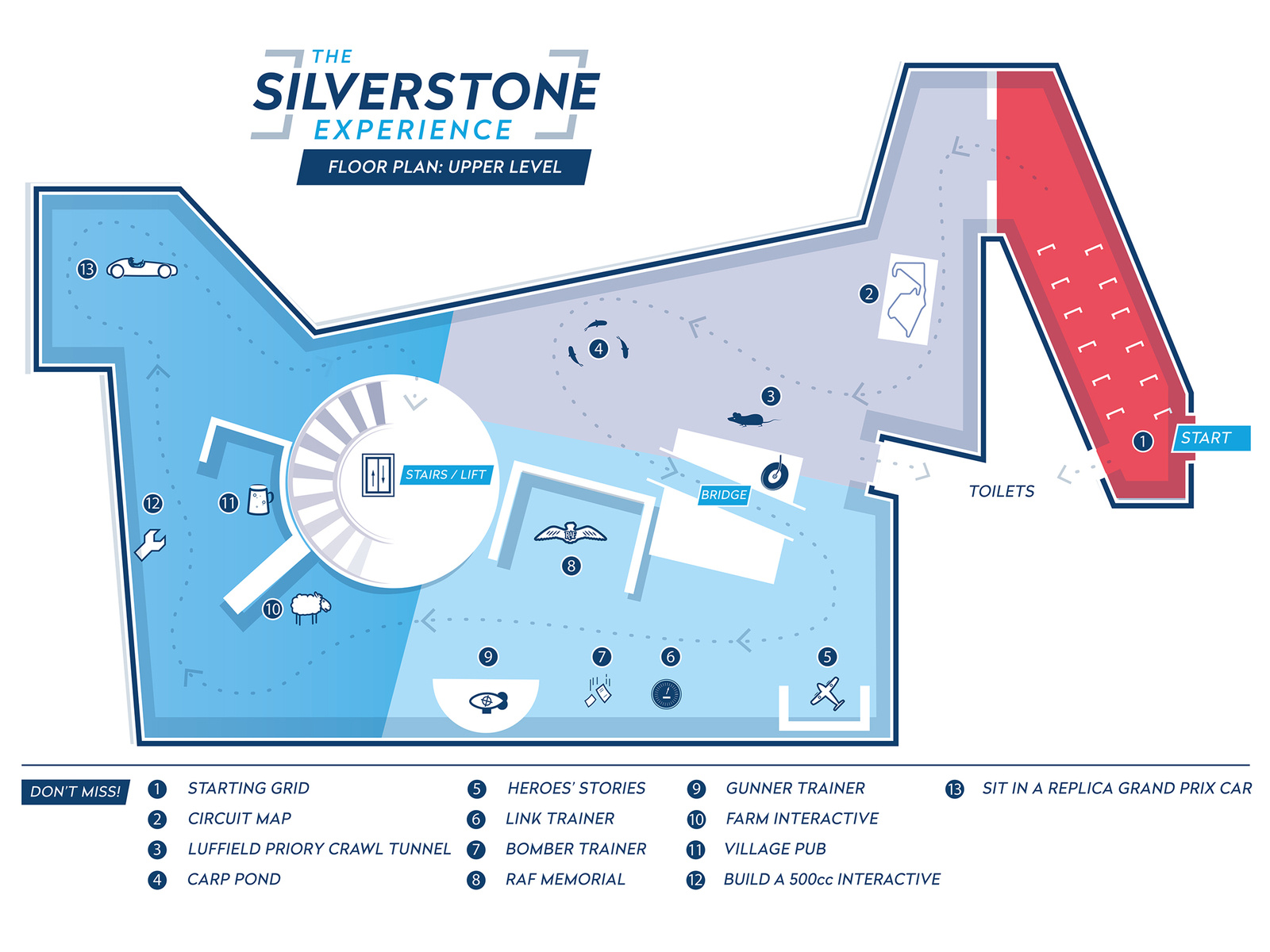 The Silverstone Experience Map and signage by FFLUF on Dribbble