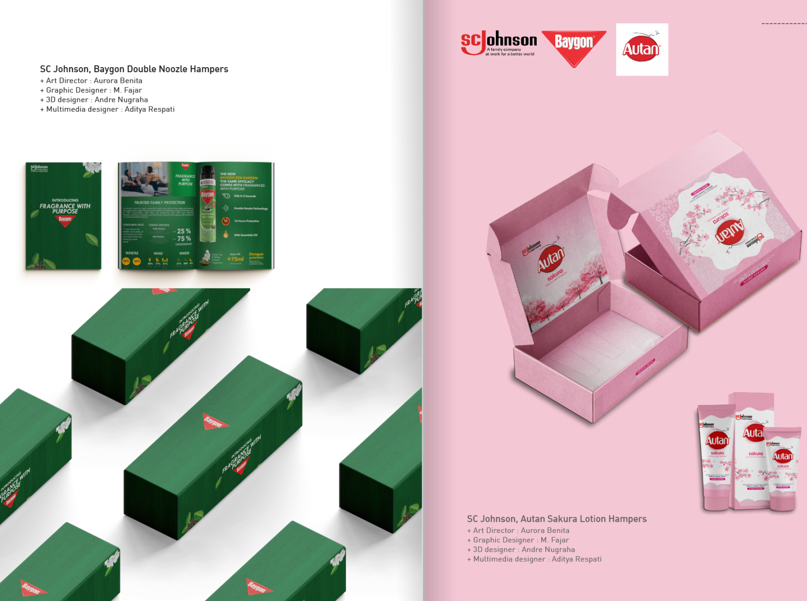 SC Johnson Hampers by aurora benita on Dribbble