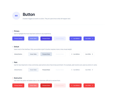 Stellar Design System: Buttons by Eren on Dribbble