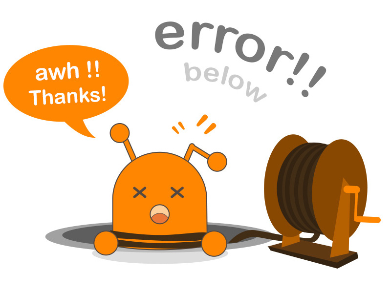 Error Page by YUNA on Dribbble