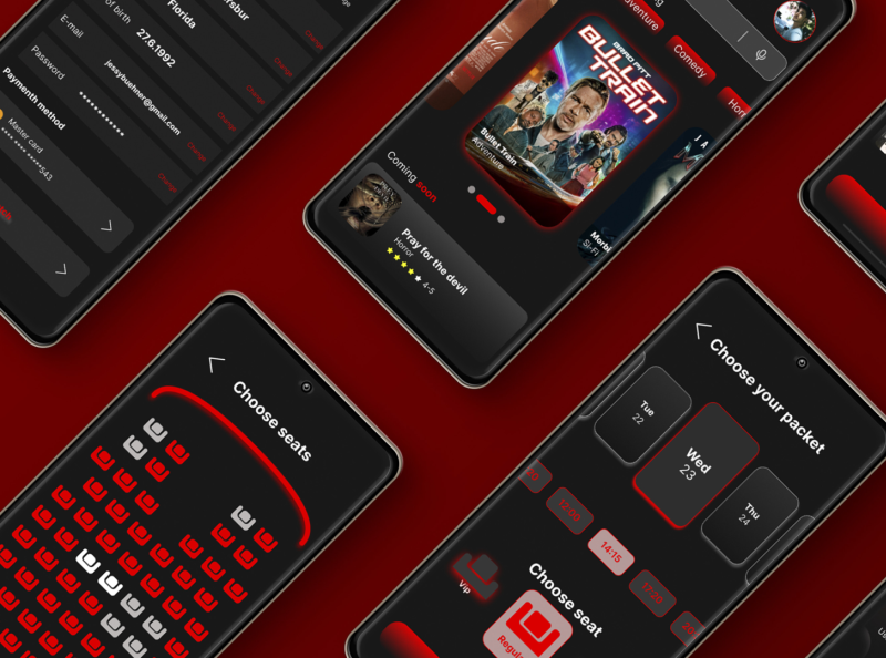Cine movie app by Emina on Dribbble
