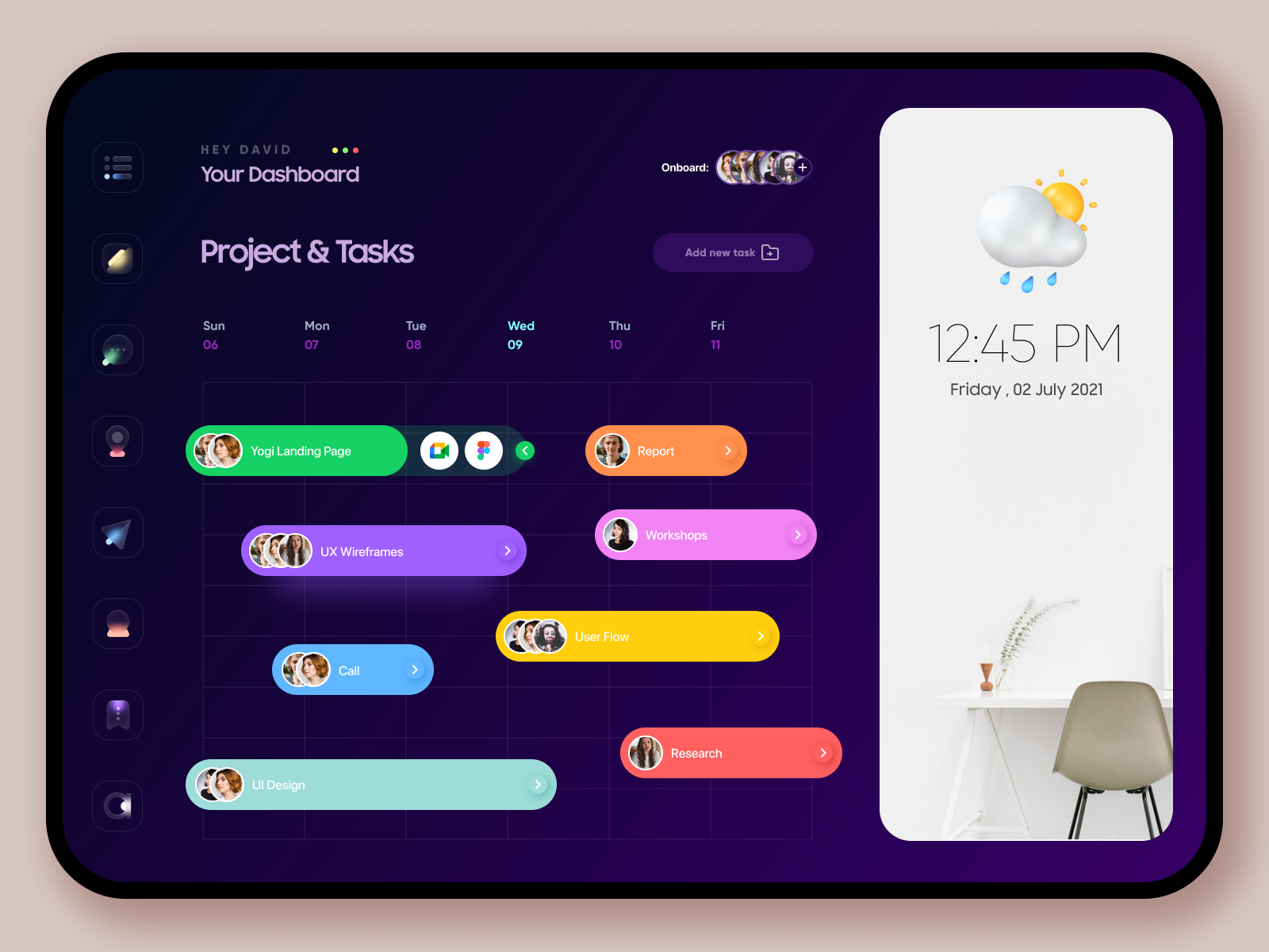Task Management Dashboard Design by Hadi Altaf 🐲 for User Friendly on ...