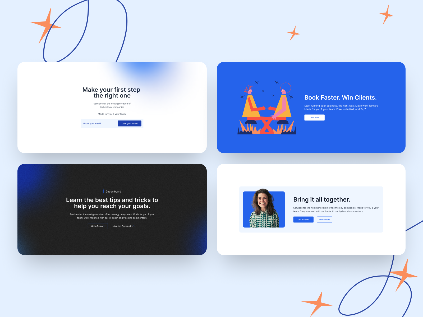 Call to action section by Roshni on Dribbble Call to action section by Roshni on Dribbble