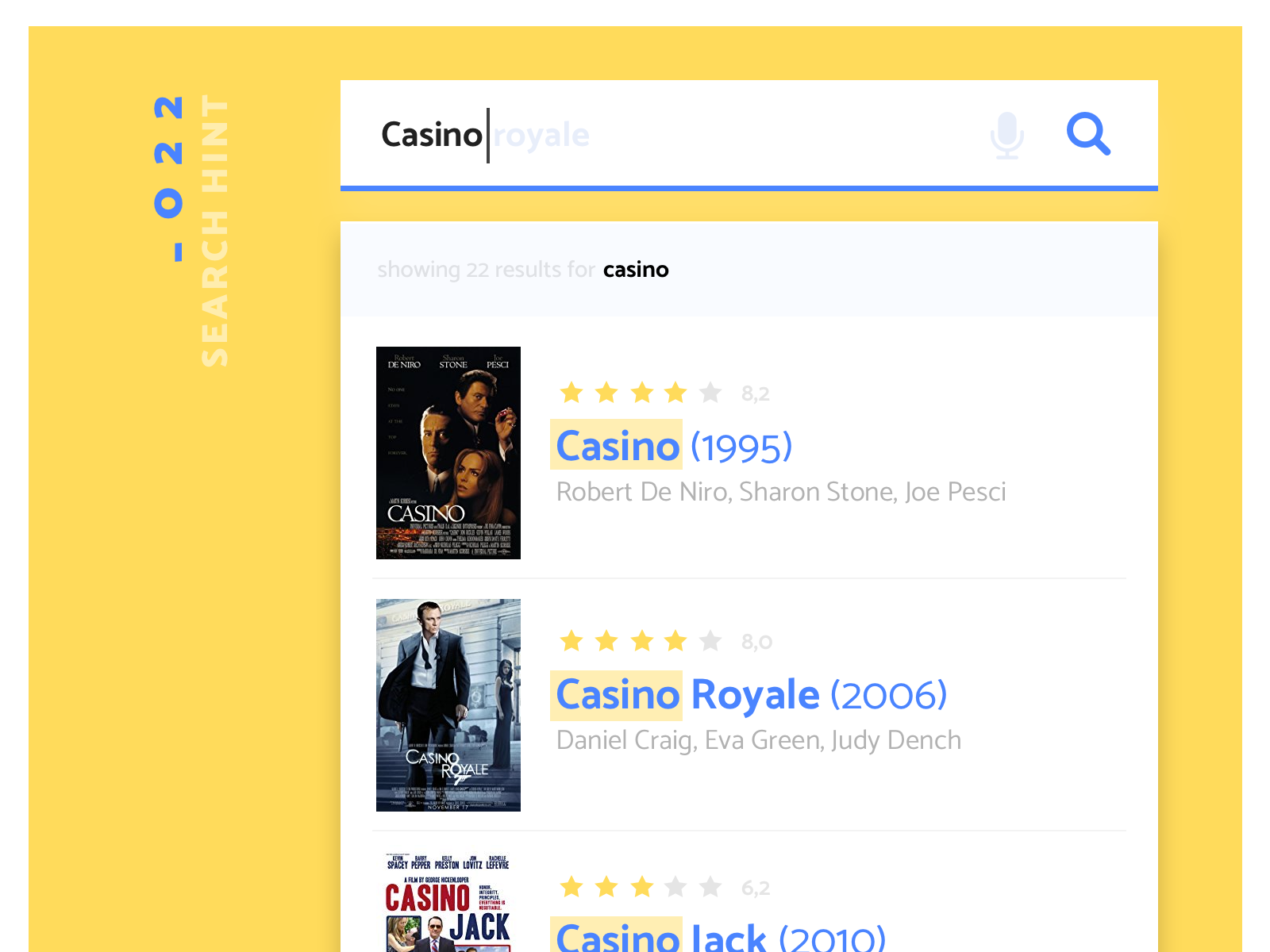 Daily UI #022 - Search Hint by Fernando Capone on Dribbble