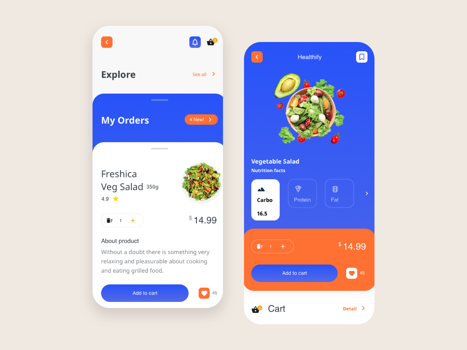 Healthify by Vishal Verma for HQ on Dribbble