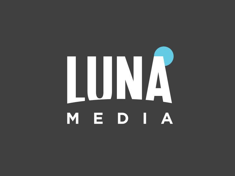 Luna Media Logo by Craig Teel on Dribbble
