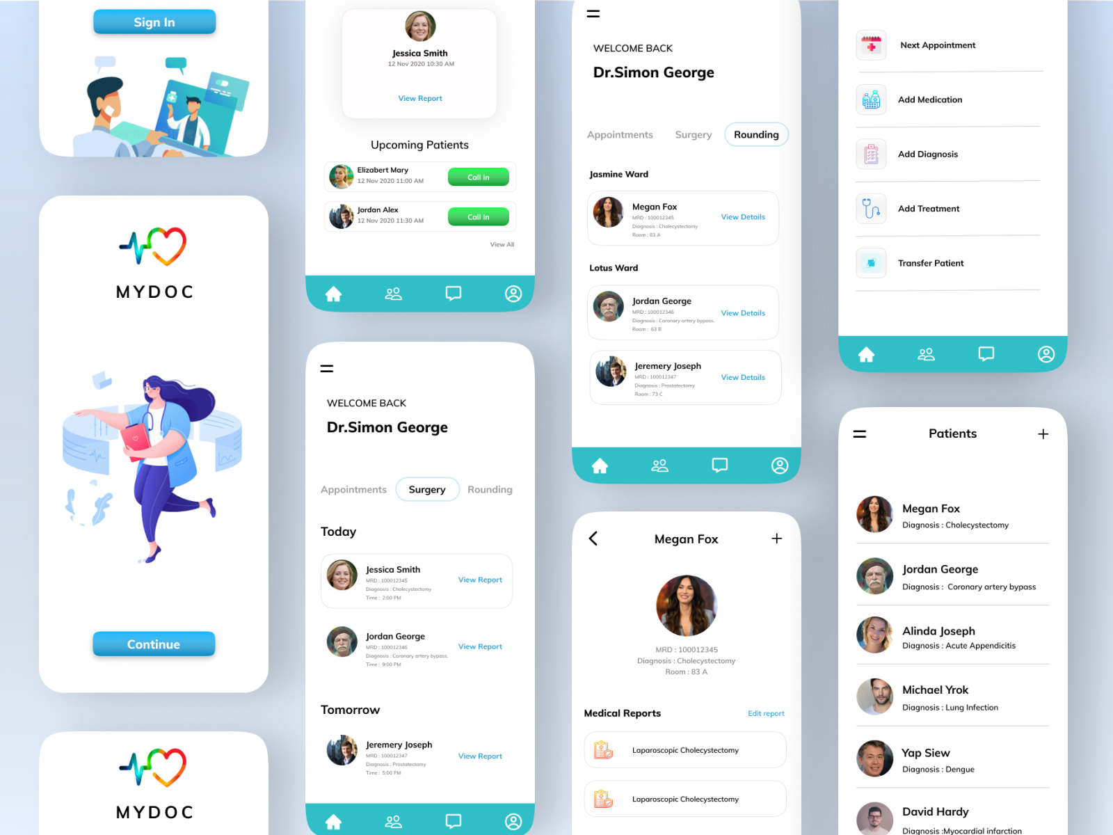 MyDoc App (Part 1) by Viknesh Krishnan on Dribbble
