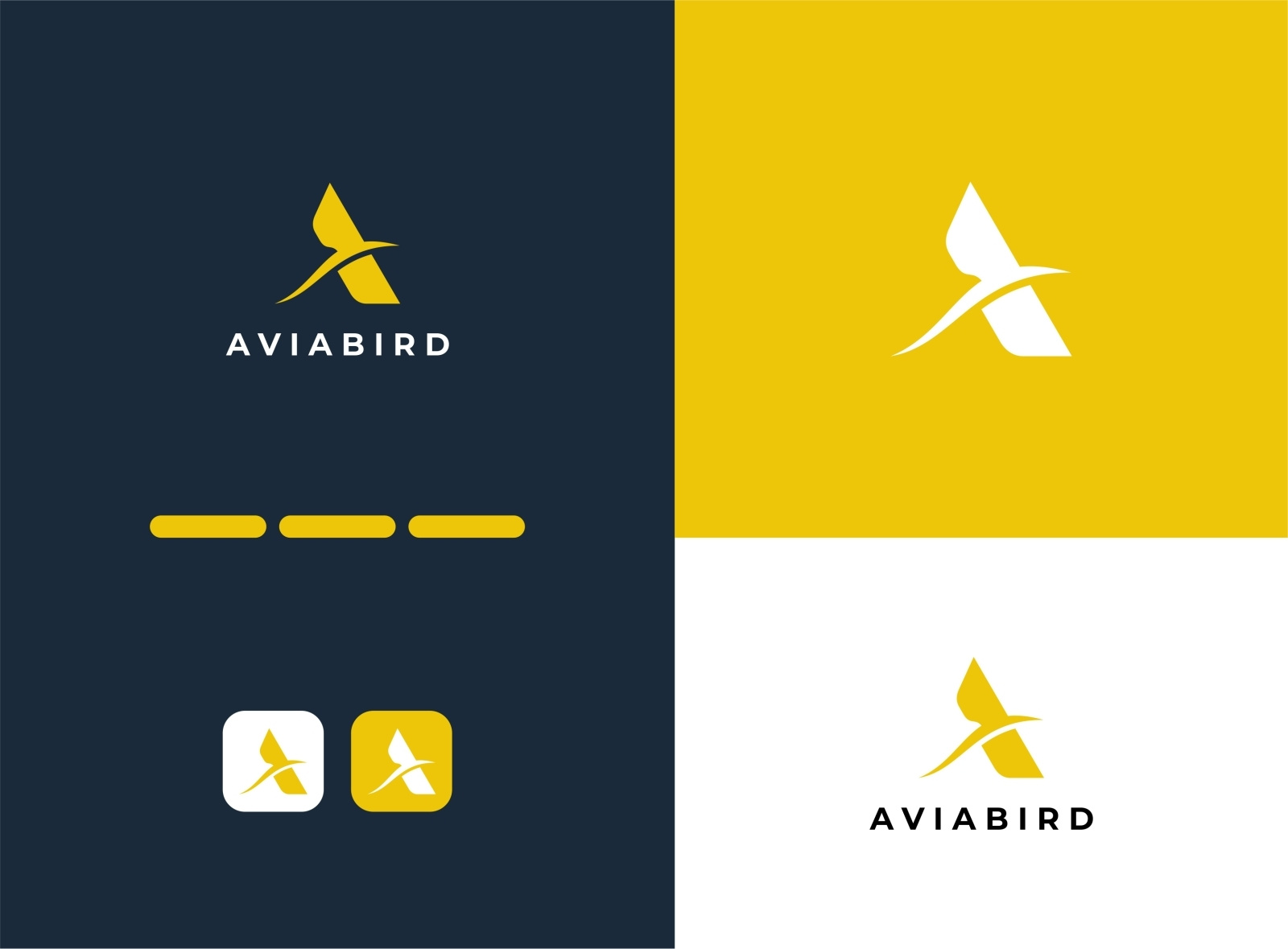 Bird logo by asix_design on Dribbble